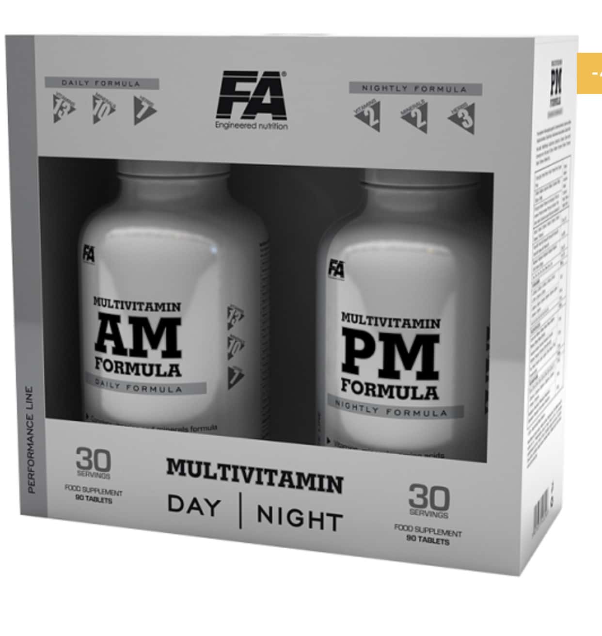 Fitness Authority Multivitamin AM & PM Formula 2x90cps - Maria Sole ...